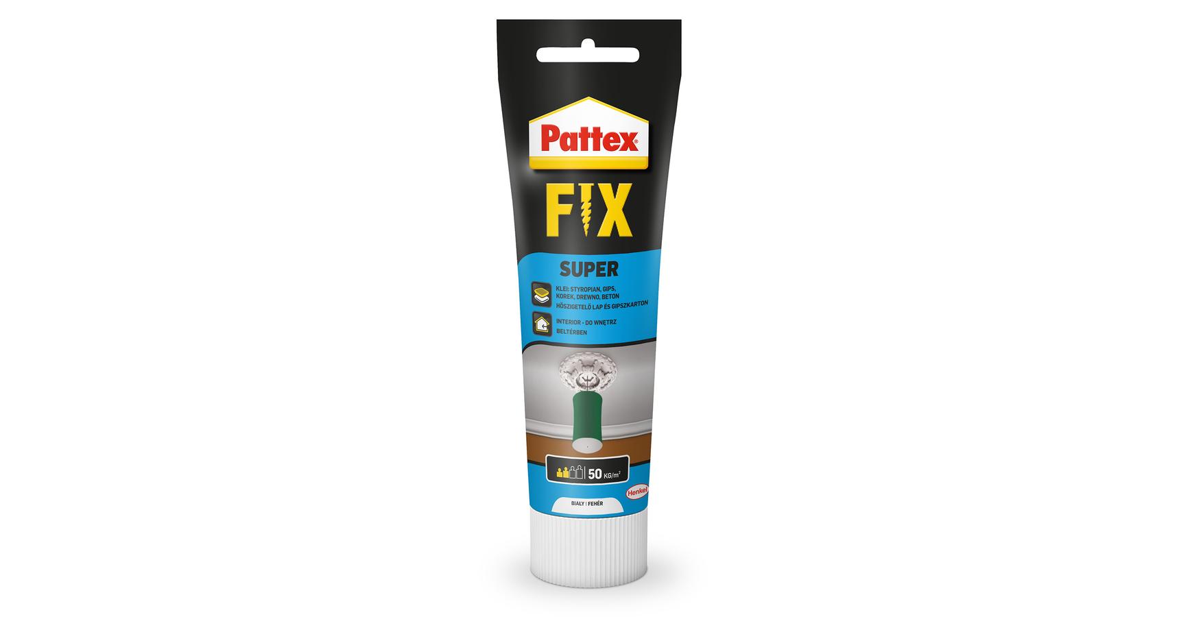 ⚡ Pattex Super Fix építési ragasztó, 50 g, tubusos, fehér ️ | Tintasziget